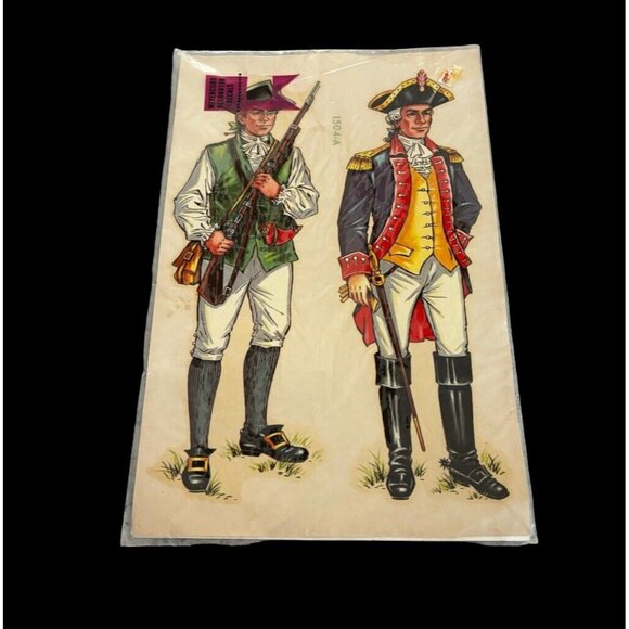 Office | Vintage Meyercord Revolutionary War 12 Inch Decals Stickers ...
